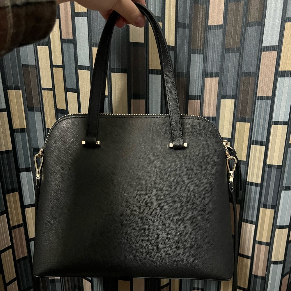 Black Kate Spade Maude Medium Dome Satchel - Gem